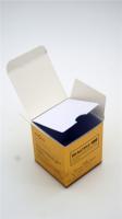 China Disposable Gold Color 325g Art Paper Box Cosmetic Gift Packaging Custom Size for sale