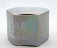 China Custom CMYK Iridescent Paper Cosmetic Packaging Boxes UV Printing for sale