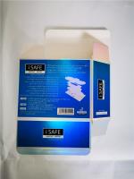 China OEM CMYK Printing Cosmetic Packaging Boxes 350gsm Silver Card for sale