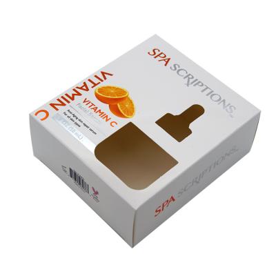 China Custom Logo Lotion Essence Cosmetic Packaging Boxes with Inserts 200gsm Cardboard for sale