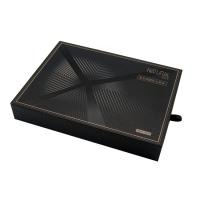 China Personalized Black White Cosmetic Drawer Gift Boxes With EVA Tray for sale