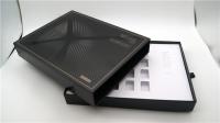 China Personalized Black White Cosmetic Drawer Gift Boxes With EVA Tray for sale