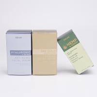 China CMYK 350gsm Silver Card Perfume Bottle Packaging Logo Printed Boxes for sale