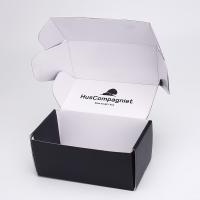 China Folding Tab Lock Gable Corrugated Paper Packaging Box UV Coating Custom Size 1000pcs MOQ for sale