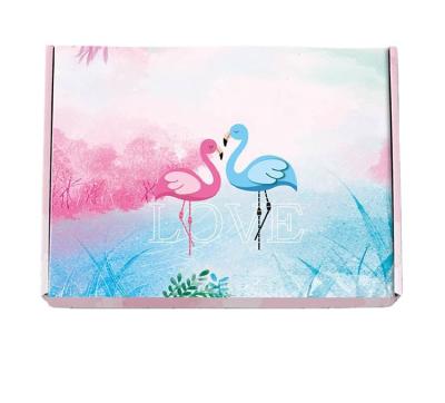 China Folded Fancy gift Corrugated Paper Packaging Box For T Shirt Toy for sale