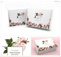 China Custom Corrugated Cardboard Shipping Box for Jewelry Makeup Gift Packaging with CMYK Printing for sale