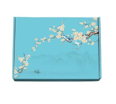 China Custom Ecommerce Logo C2S C1S Corrugated Shoe Box Popular Design for sale