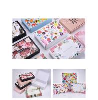 China Folding Embossing Corrugated Garment Gift Box Custom Logo Printing for sale