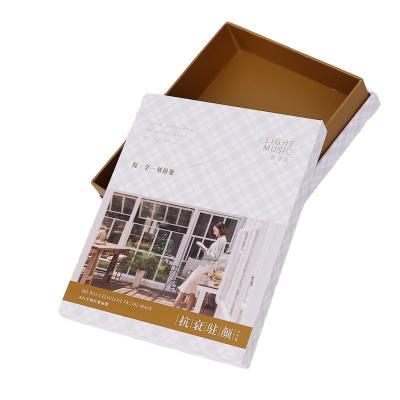 China Recycled 1200gsm Cardboard Fancy Packaging Box Custom Logo Gift Box for Cosmetics for sale