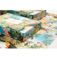 China Custom CMYK Foldable Corrugated Packaging Box 80-120 GSM Kraft Paper Shipping Box for sale