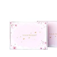 China 800gsm Flat Pack Cardboard Gift Boxes with Lids Custom Shape for Luxury Packaging for sale