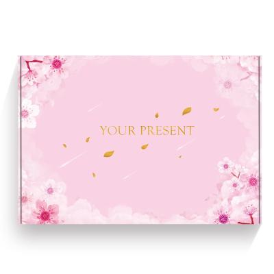 China Custom Pink Corrugated Clothing Packaging Boxes Offset Flexo Printing 1000pcs MOQ for sale