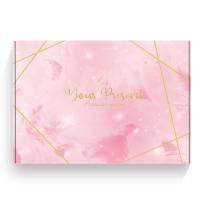 China Custom Pink Corrugated Clothing Packaging Boxes Offset Flexo Printing 1000pcs MOQ for sale