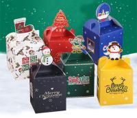 China 1500g Eco Friendly Paper Boxes Custom Ivory Cardboard Christmas Gift Box Packaging for sale