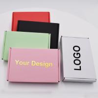 China Corrugated T Shirt Recycled Packaging Box Pantone Color Printing for sale