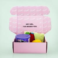 China Custom CMYK Recycled Corrugated Packaging Box Eco Friendly Gift Box Wholesale for sale