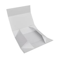China Foldable Rigid Cardboard 1.5mm 900GSM Christmas Gift Box Full White for sale