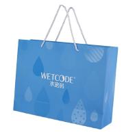 China Matt Logo Common 28*15*28cm Printable Paper Bags Gift Packaging for sale