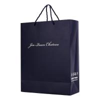China Disposable Custom Logo Matt Varnish Printable Paper Bags With Handle for sale