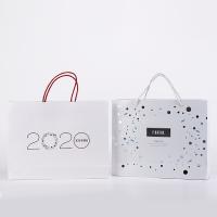 China Shopping Packaging Laminated C1S Art Paper Tote Bags Custom Logo for sale