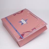 China C1S Printable Paper Bags With Rope Handle for sale