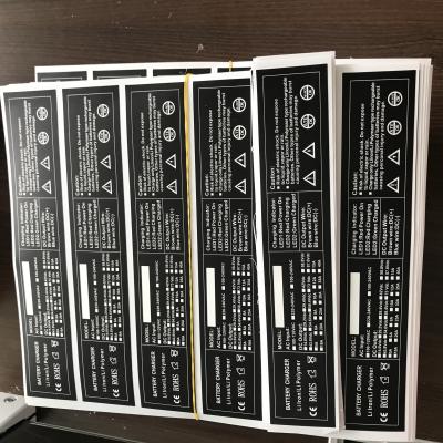 China Custom BOPP Adhesive Label Sticker for Juice Wine Glass Bottle 80-120 Characters for sale