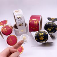China CMYK Pantone Custom Label Stickers Spot UV Roll Label Stickers for sale