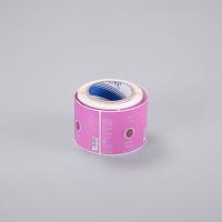 China Custom Iridescent Paper Sticker Labels for Paper Bags with Private Logo Print 100mm for sale