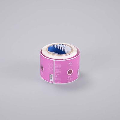 China Custom Iridescent Paper Sticker Labels for Paper Bags with Private Logo Print 100mm for sale