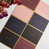 China Custom Recycled Paper Greeting Cards 85.5x54mm for Thermal Inkjet UV Printers for sale