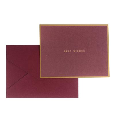 China Matte Glossy CMYK Pantone Christmas Gift Card Environment Friendly for sale