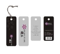 China Fashion Folded Clothing Thick 2mm Personalized Hang Tag Debossing for sale