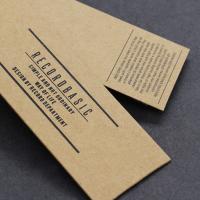 China Luxurious Foil Stamping Spot UV Personalized Hang Tag Pantone Color for sale