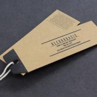 China Luxurious Foil Stamping Spot UV Personalized Hang Tag Pantone Color for sale
