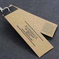 China Luxurious Foil Stamping Spot UV Personalized Hang Tag Pantone Color for sale