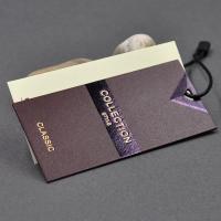 China Apparel Product String CMYK Personalized Hang Tag Custom Logo for sale