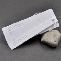 China Embossed Brand Eco PVC Washable Custom Hang Tags For Clothing for sale