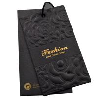 China Hot Stamping Varnishing Pantone Personalized Hang Tag For Clothes for sale