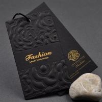 China Hot Stamping Varnishing Pantone Personalized Hang Tag For Clothes for sale
