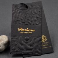 China Hot Stamping Varnishing Pantone Personalized Hang Tag For Clothes for sale