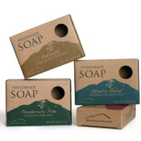China Recycled 350gsm Cardboard Soap Packaging Boxes Embossing Printing for sale
