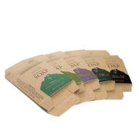 China Recycled 350gsm Cardboard Soap Packaging Boxes Embossing Printing for sale