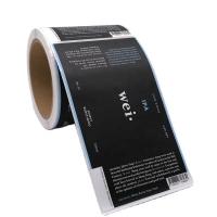 China Custom BOPP Adhesive Label Sticker for Juice Wine Glass Bottle 80-120 Characters for sale