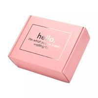 China CMYK Pink Gift Packing Boxes With Ribbon for sale