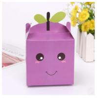 China Eco Friendly Christmas gift CMYK Candy Packaging Box With Handle for sale
