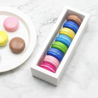 China OEM Custom Macaron Food Packaging Boxes with Clear Window 1000pcs MOQ for sale