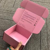 China Corrugated Offset Printing CMYK Cosmetic Shipping Box 28*15*6cm for sale