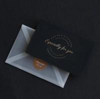 China Custom Recycled Paper Greeting Cards 85.5x54mm for Thermal Inkjet UV Printers for sale