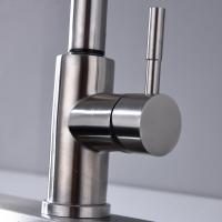 China IPX5 Smart Touch Kitchen Faucet Dual Function Spray Head Solid Stainless Steel 360 Swivel for sale