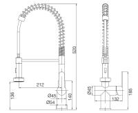 China SUS304 Stainless Steel Pull Down Kitchen Faucet for sale